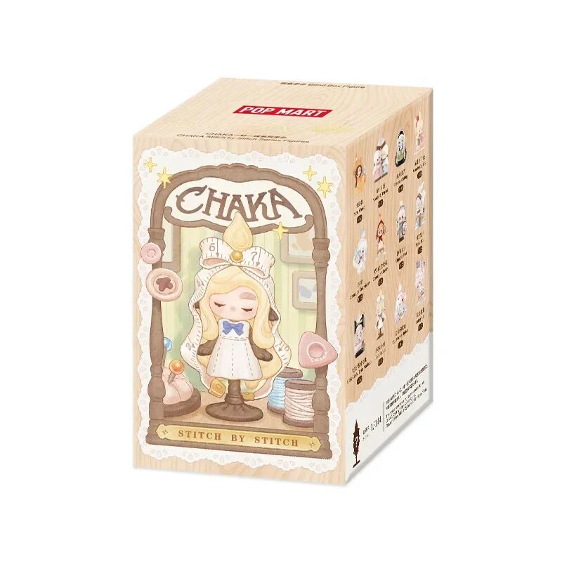 POP MART CHAKA Серия Stitch By Stitch: Сюрпризная коробка 1 Blind Box