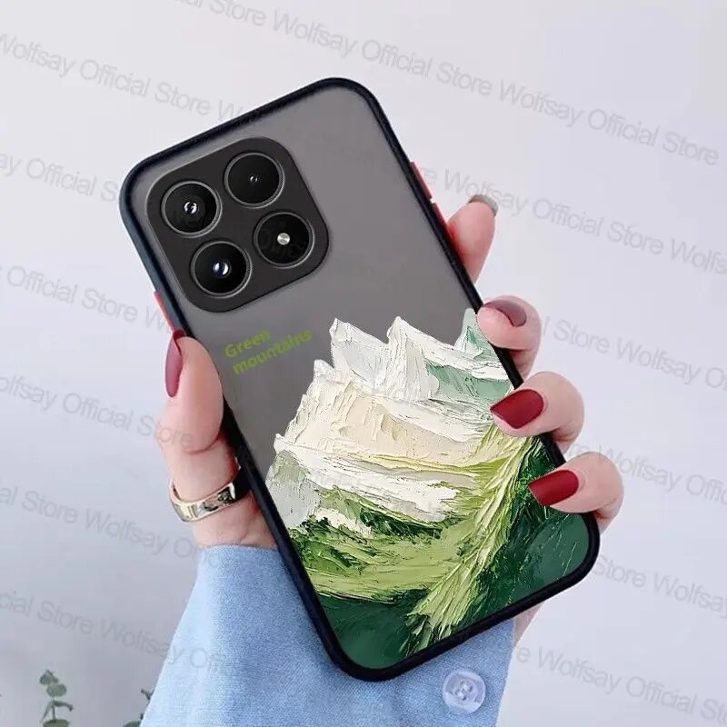 Чехол с 3D-изображением снежной горы для Xiaomi 17, чехлы для Xiaomi 17 Mi 17 Сяоми 17, Black-XSFJ