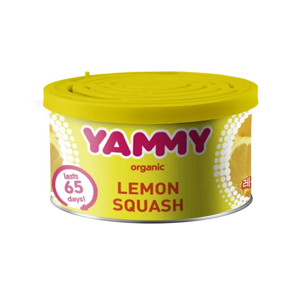 Ароматизатор с войлочным наполнителем YAMMY, Органик, баночка "Lemon Squash" 42 гр.