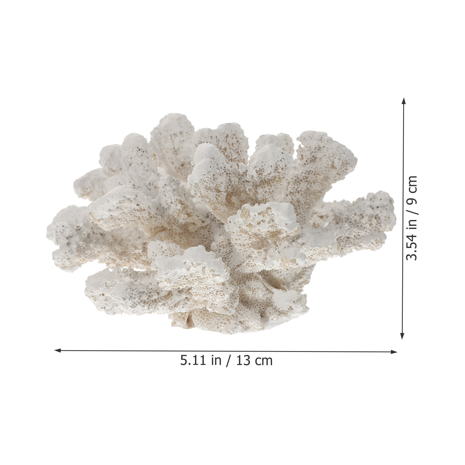 Искусственный Коралл Для Аквариума Белый 13x9 Cm Оформление Аквариумных Растений И Декора