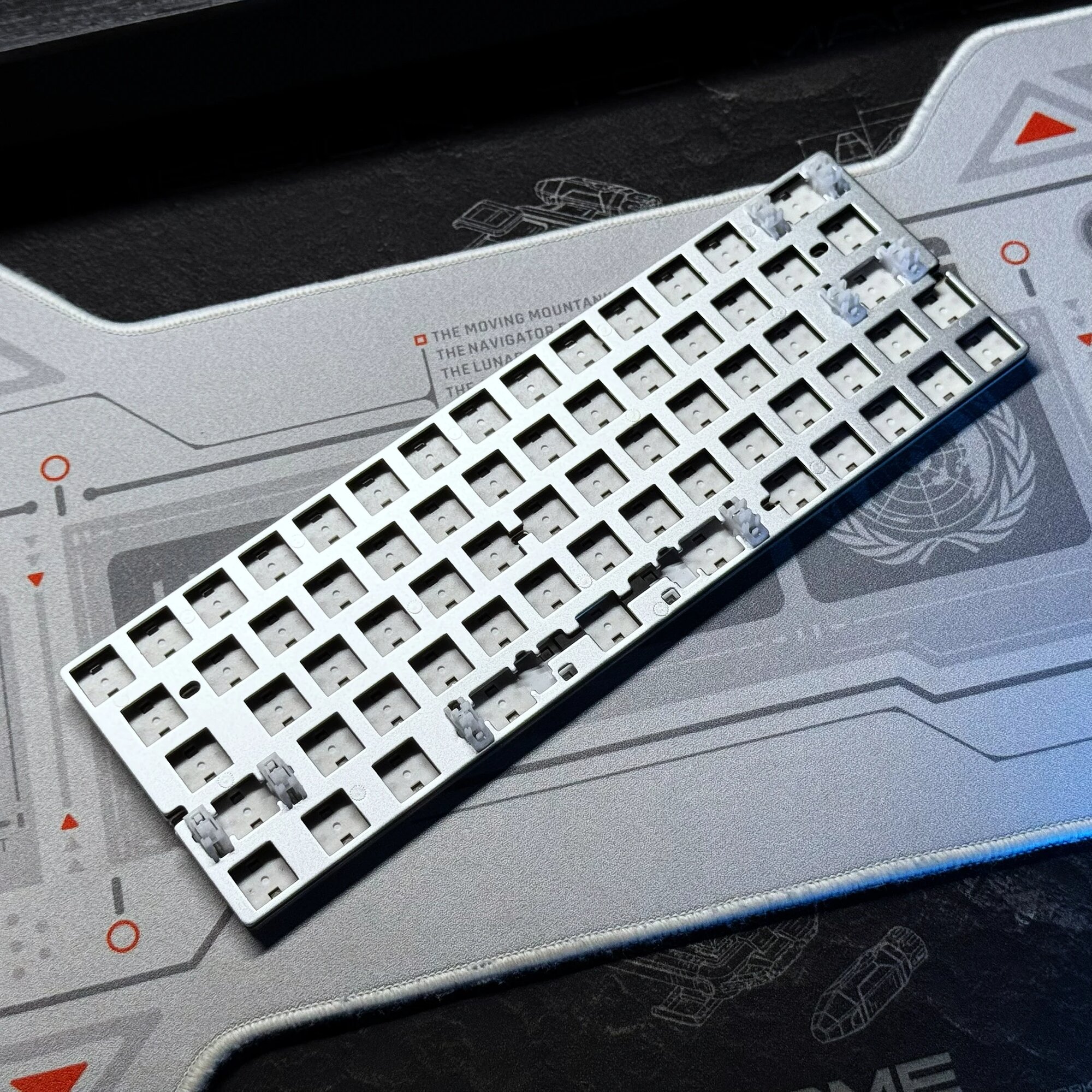 SU66 Alu Kit Only - Серая печатная плата для клавиатуры