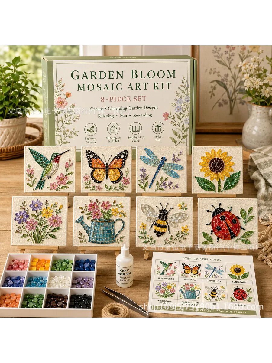 Sea Glass Art Kit DIY Набор из морского стекла