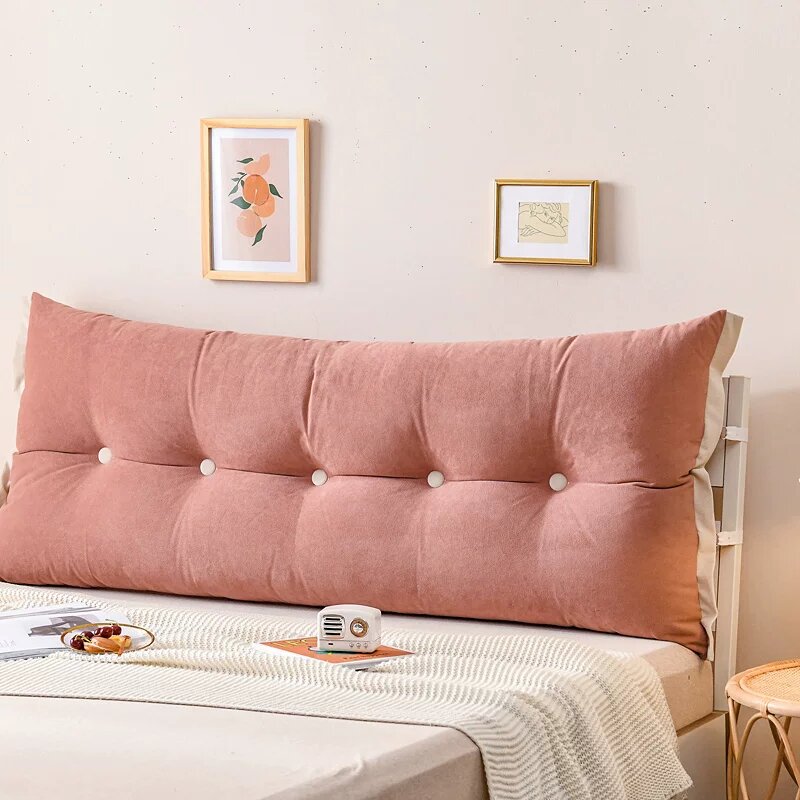 Коралловый Красный Подушка для Головы 80x60см для Двухъярусных Кроватей