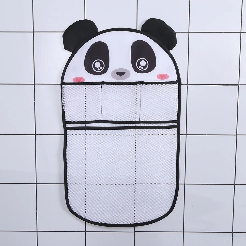 Сетчатый органайзер для игрушек YUESI для ванной Белый, Panda L