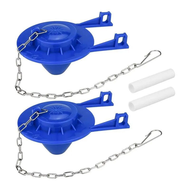 Комплект для замены заслонки унитаза, 2 шт. Обновленный материал ПВХ 2-дюймовый универсальный, совместимый с туалетным бачком американского стандарта