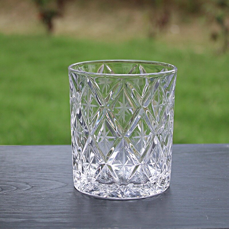 Хрустальное стекло Кубок для виски Европейский стиль Бокал для вина Каменная чашка Ручная резьба Ремесло Бытовые Винные