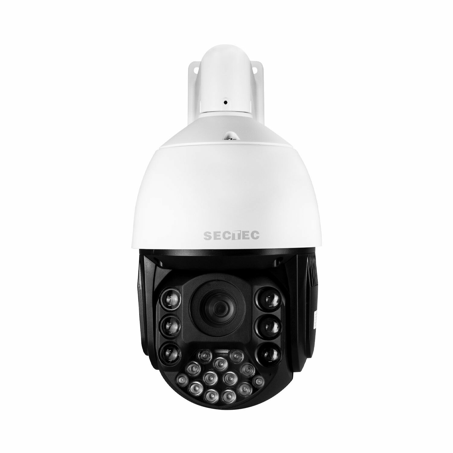 Уличная поворотная IP SONY STARVIS COLORVU камера видеонаблюдения с 36-кратным оптическим зумом, слот для карты памяти, микрофон SECTEC IPPTZ10-4K-36X-POE (Блок питания в комплекте)