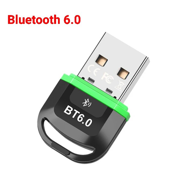 Bluetooth 6.0 адаптер BT 6.0 green