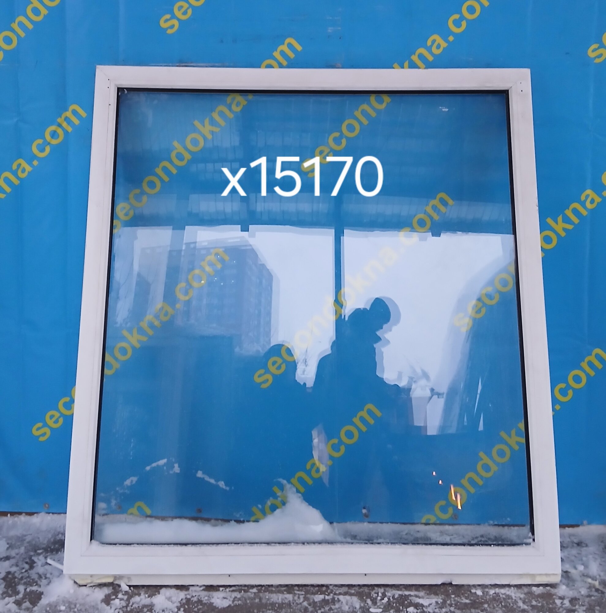 Пластиковое окно Б/У 1380(в)х1280(ш)