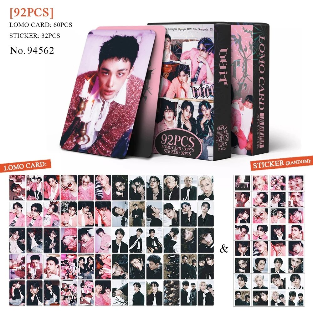 KPOP DO IT фотокарточки набор 92pcs, розовый