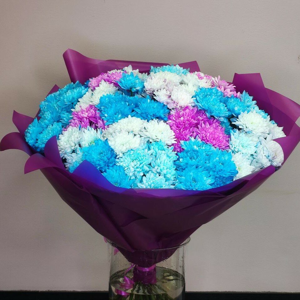 Букет кустовых хризантем