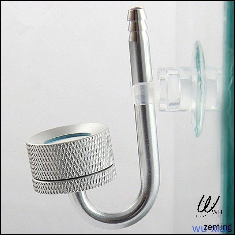 Аквариумный диффузор CO2 для аквариума, пузырьковый распылитель, реактор, соленоидный регулятор