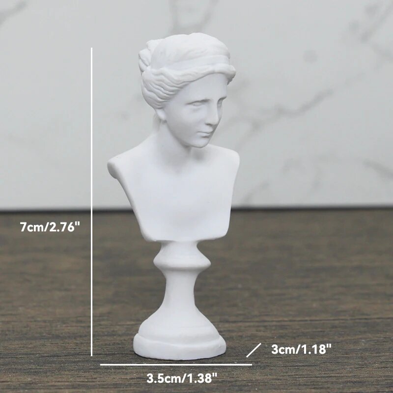 Мини-бюст "Венера", 7x3.5x3 см