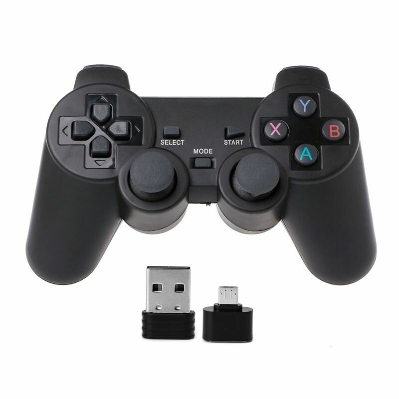 Беспроводной интеллектуальный игровой контроллер 2.4G game controller 706W с микроинтерфейсом