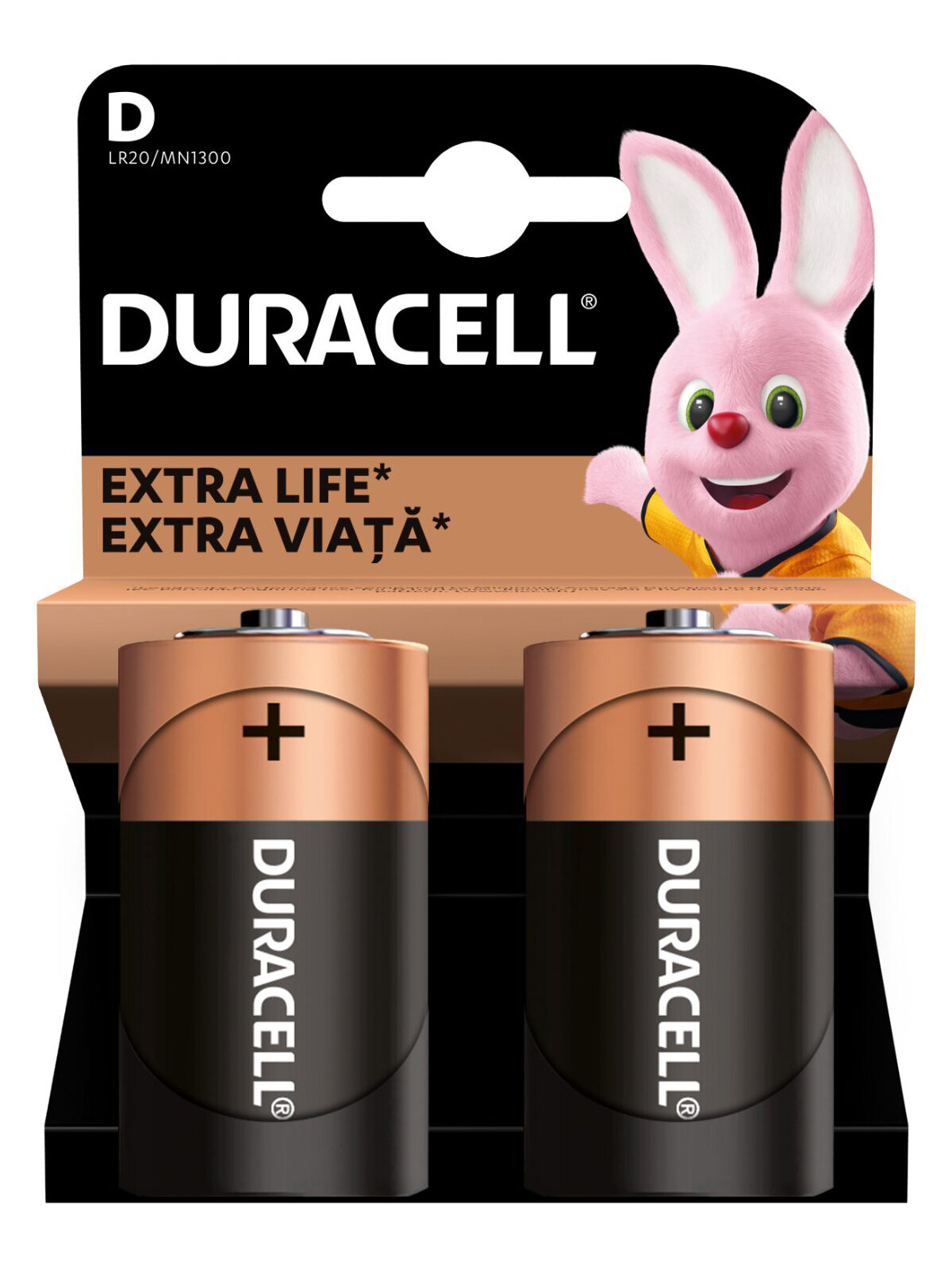 Батарейки Duracell Basic LR20 D MN1300 E95 373 13A блистер 2 шт