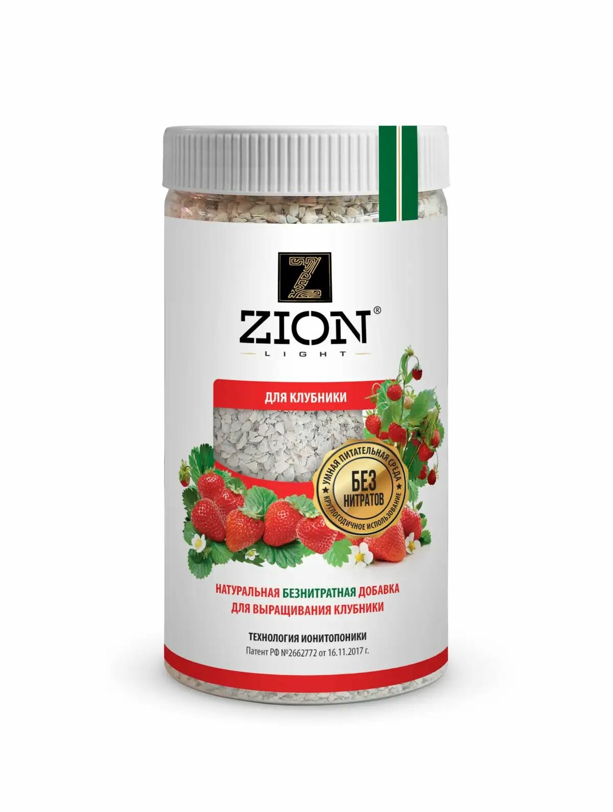 Удобрение ZION для клубники ионитный субстрат 800 г