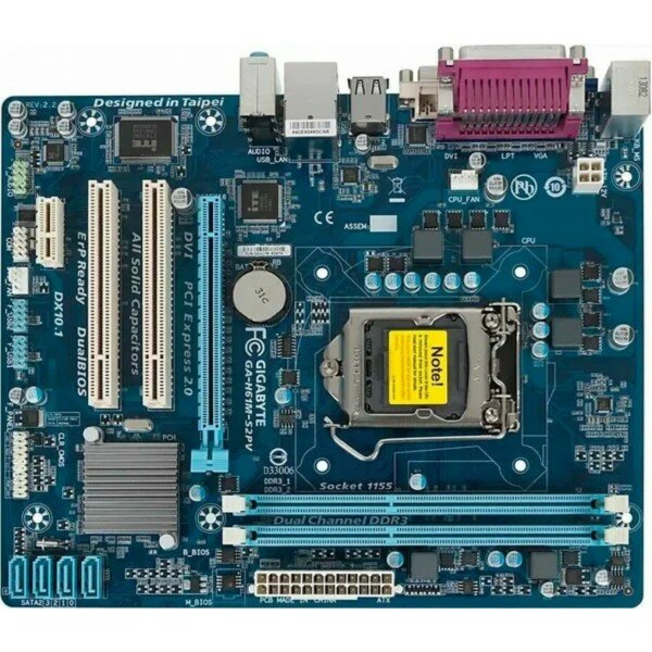 Материнская плата БУ GIGABYTE GA-H61M-S2PV (SOCKET 1155)