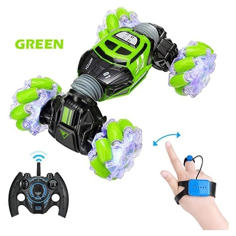 1:16 Радиоуправляемая машинка-багги для трюков, бездорожья, со светодиодной подсветкой, управлением жестами, поворотами, подъемами, радиоуправляемая машинка-трактор с пультом дистанционного управления