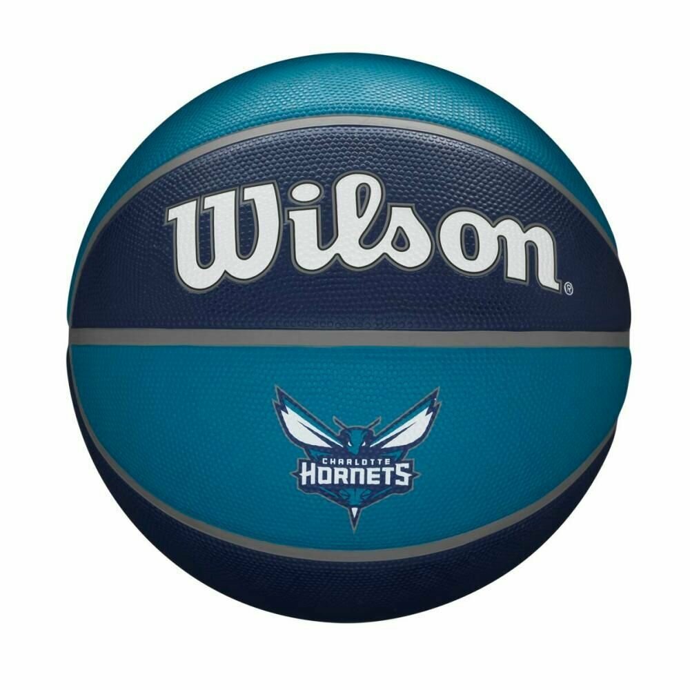 Баскетбольный мяч Decathlon Wilson NBA Team Charlotte Hornets, размер 7, синий, новый