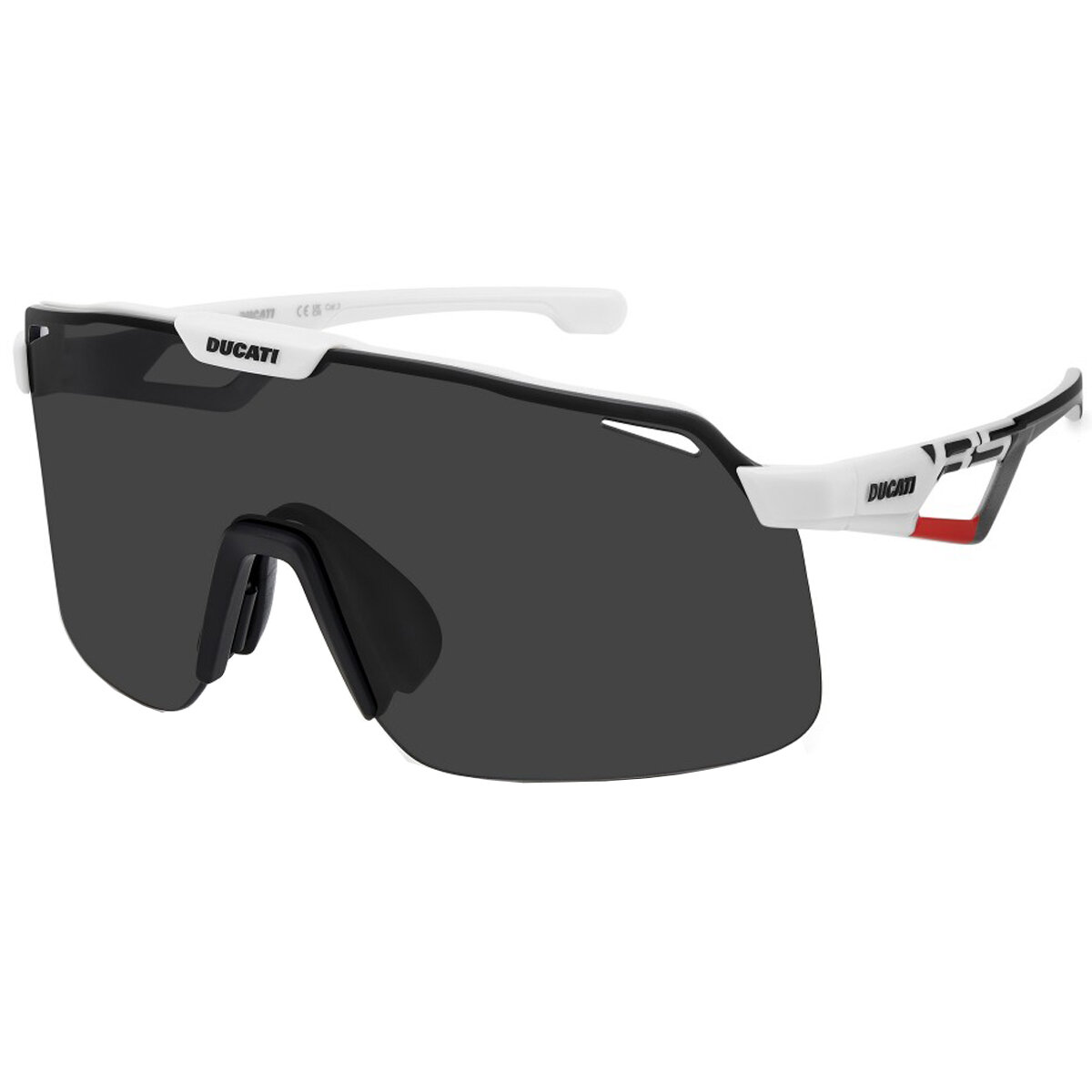 Carrera Ducati 066/S VK6 IR мужские женские модные легкие с темно-серыми линзами маска облегающие лицо солнцезащитные очки