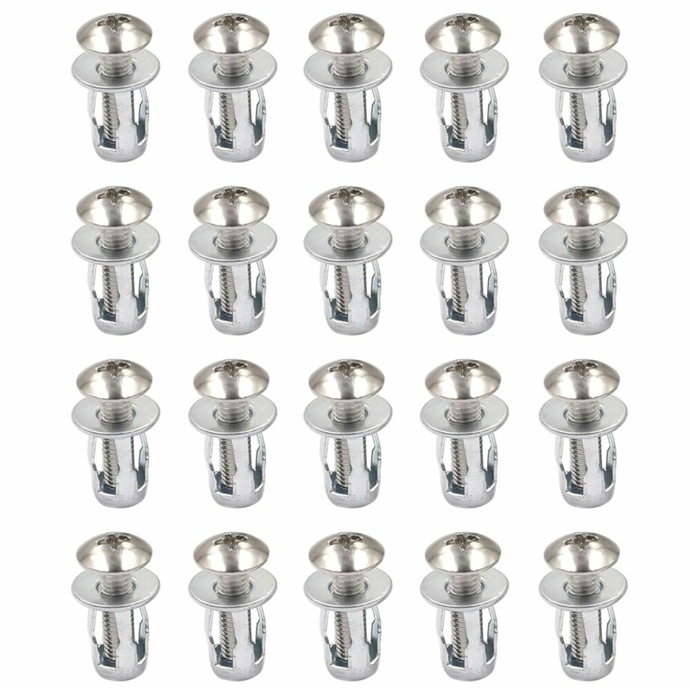 Гайки Molly с винтами Ассортиментный набор Стальные лепестковые гайки Большой фланец Короткая расширительная гайка Встав