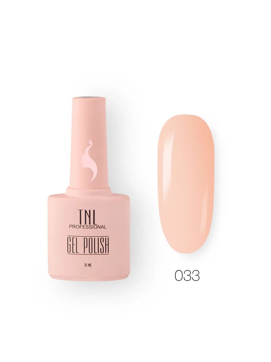 Гель-лак TNL 8 Чувств №033 - пыльный беж (10 мл.)