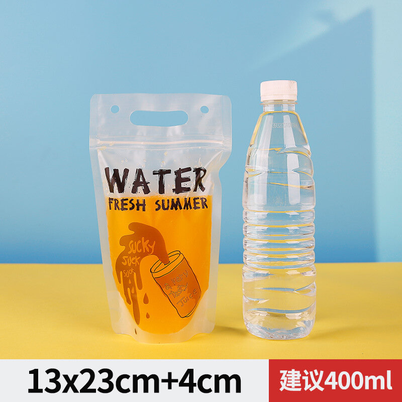 Одноразовые самозакрывающиеся пакеты, портативные пластиковые пакеты, пакеты для соков, пакеты для молочного чая, пакеты для домашнего использования, ручные пакеты с застежкой.