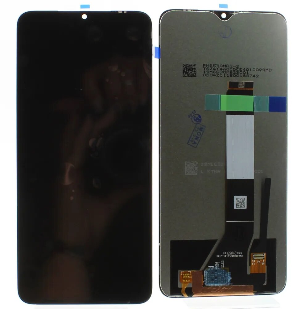 Дисплей для Xiaomi Poco M3, Redmi 9T, 9 Power Черный (Original New)