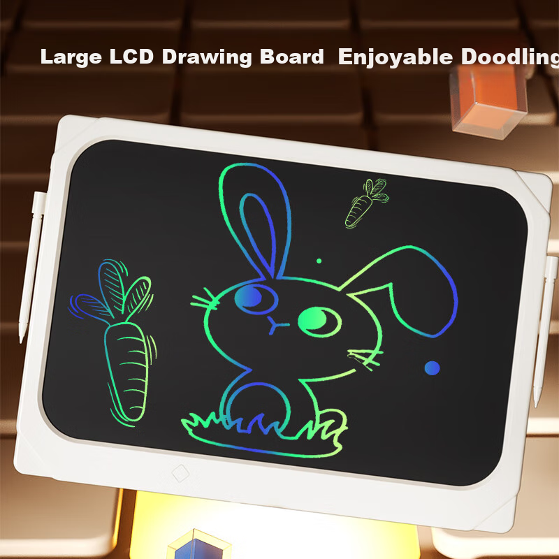 Xinge 19-дюймовая цветная LCD-доска для рисования для детей 3-6 лет обучающий планшет Цвет：19-дюймовая цветная