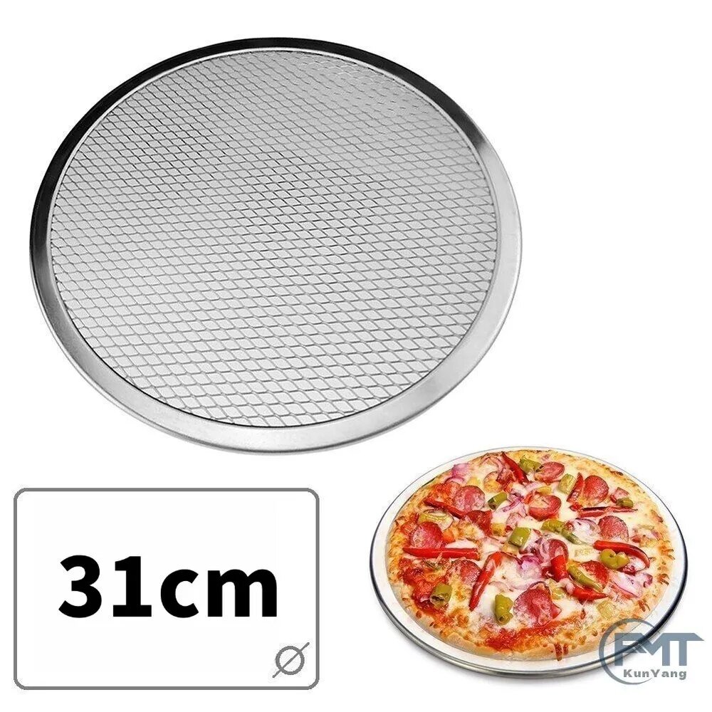 Форма для пиццы, Круглая, 30.45 см, 1 шт