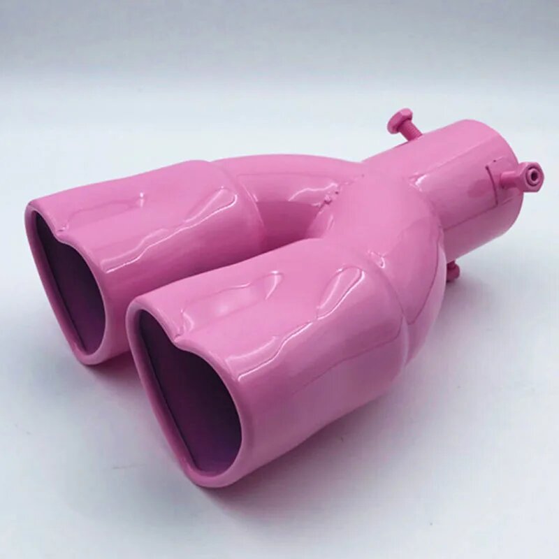 Универсальные выхлопные системы Love Type 63 мм глушитель из нержавеющей стали pink straight