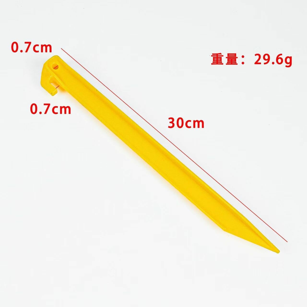 Колышки для бордюрной ленты, крепление 10 шт, зеленые