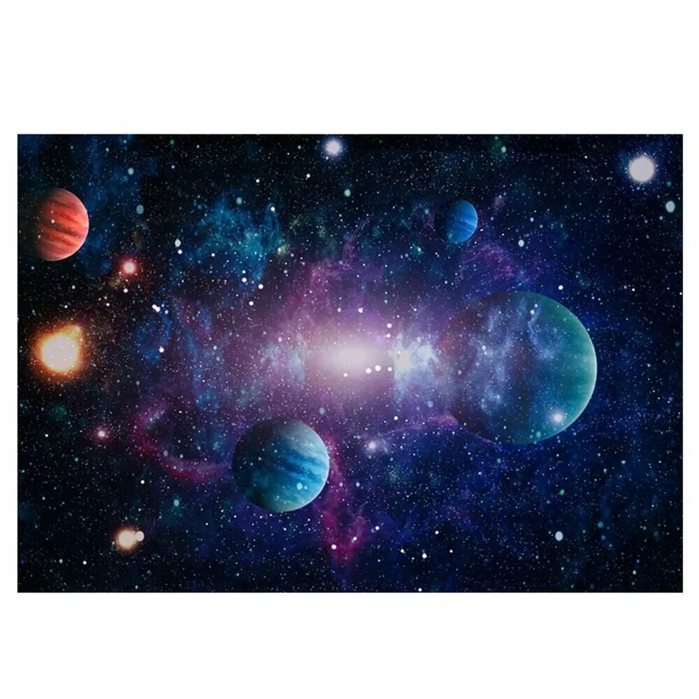 (A F O K)210 см X 150 космическая планета звездная ночь фон для фотосъемки тканевый детский фотопортрет Декор дня рождения, A