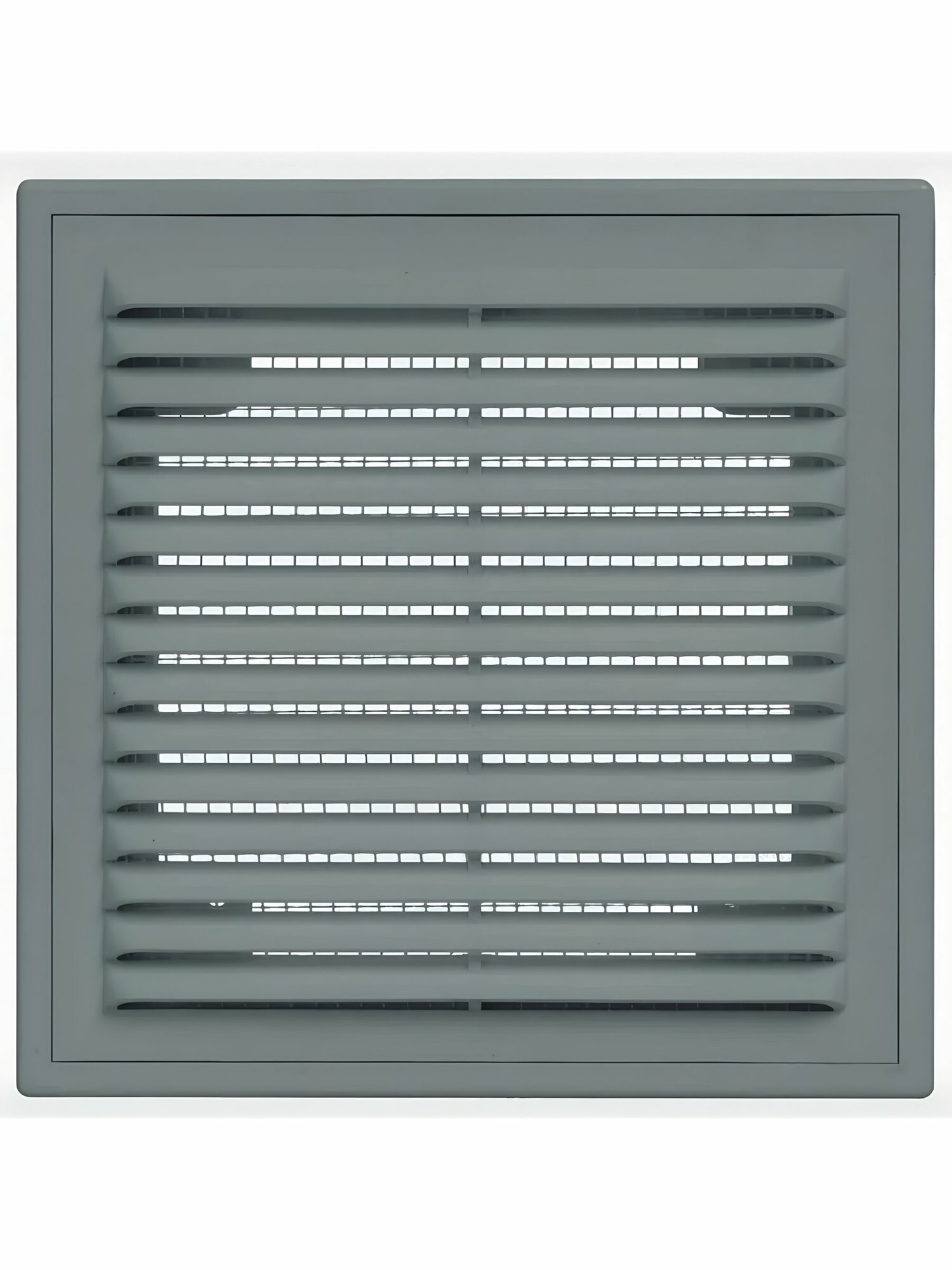 Решетка вентиляционная пластик, настенная, 180х250 мм, с сеткой, графит, Viento, 1825ВР
