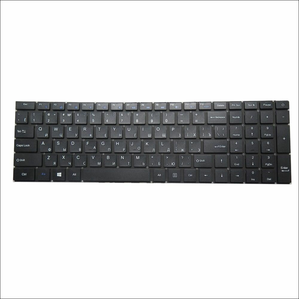 Клавиатура для ноутбука для DIGMA EVE 15 P417 ES5063EW Черный без рамки Русский RU
