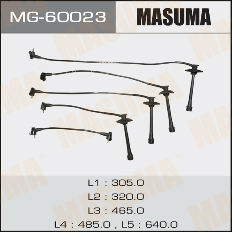Комплект проводов высоковольтных MASUMA MG-60023 Toyota Caldina, Carina Ff, Corona