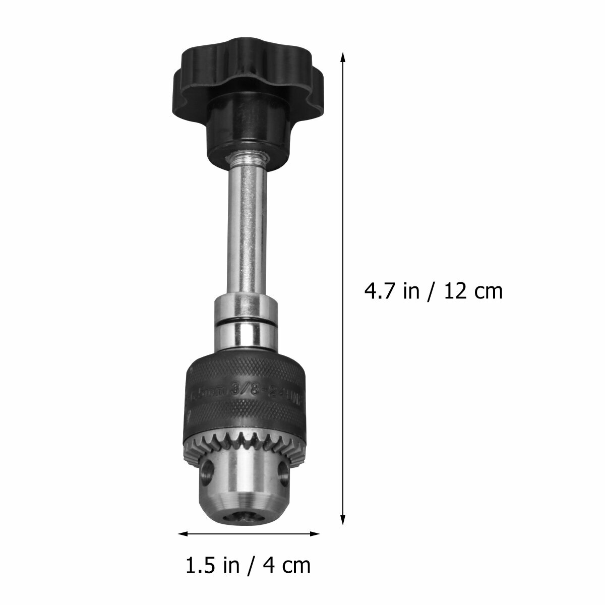 Ручной Дрель Для Ювелирного Дела И Работы По Дереву 12X4Cm 1PC Дрель 0.5-6.5Mm + 10PCS Сверла Чёрный