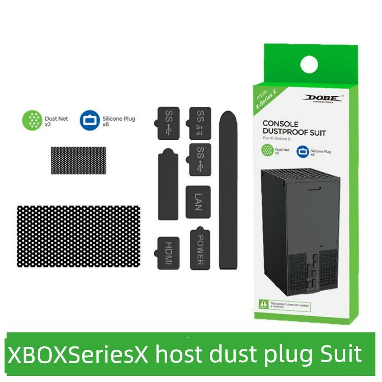Набор пылезащитных сеток для XBOX Series X, модель 0670, защита от пыли для игровой консоли Microsoft Xbox