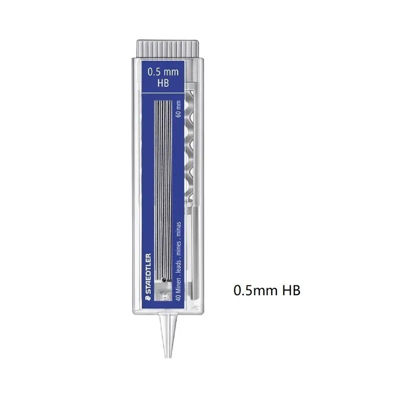 Staedtler Грифель для карандаша 0.5 мм, твердость: HB (Твердо-мягкий), 1 шт.