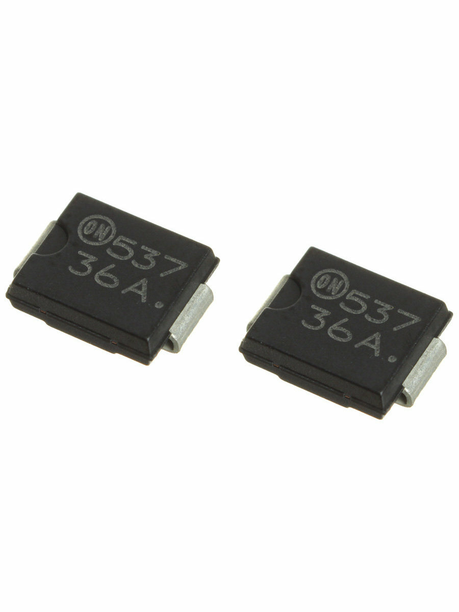 Защитный диод SMD 36В 1.5кВт 1.5SMC36A (упаковка 2шт) SMC ONS
