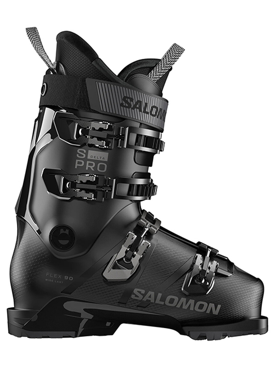 Горнолыжные ботинки Salomon S/Pro Delta 90 GW Black/Dark Grey Met. 25/26 , для мужчин , черный