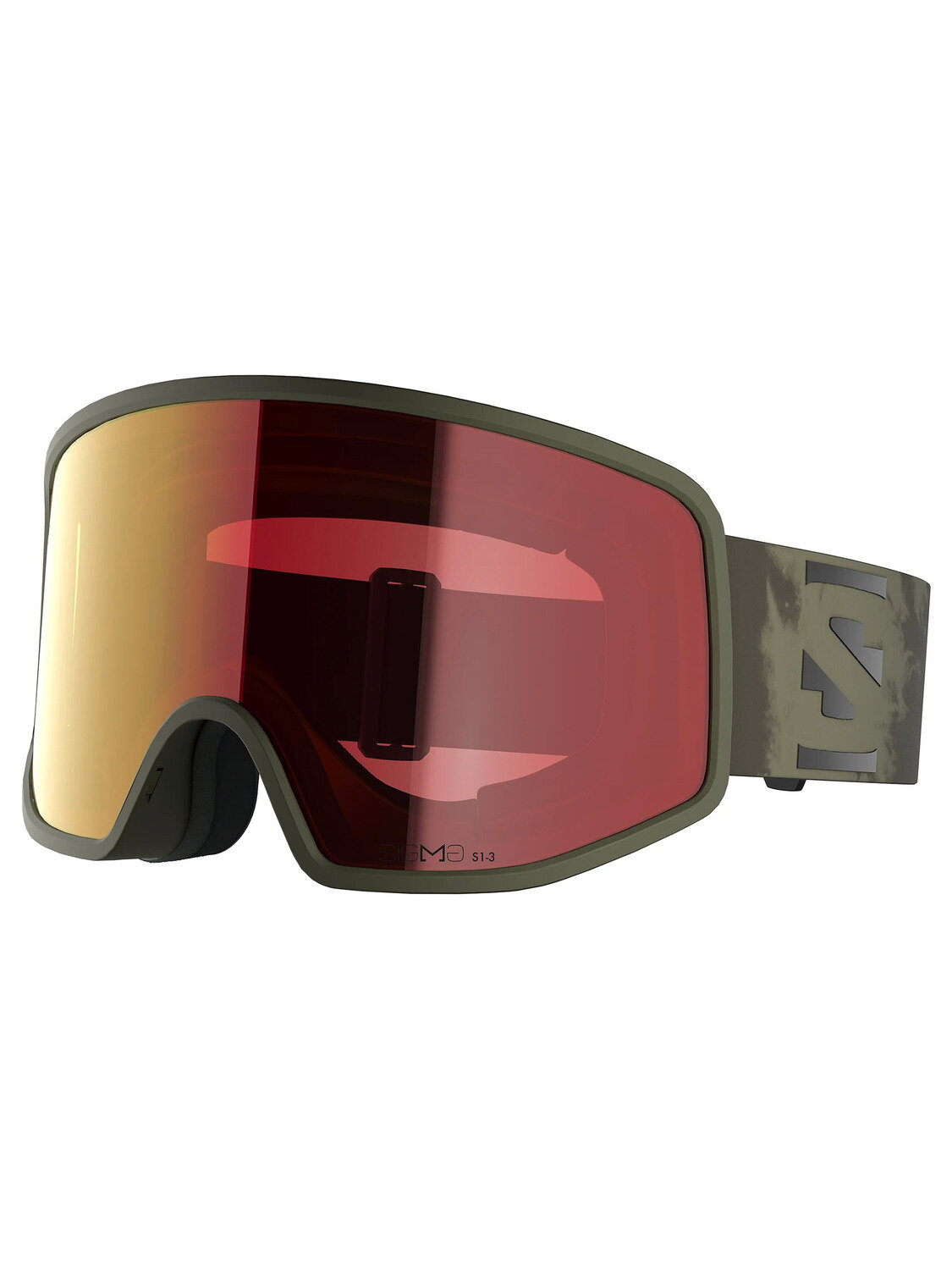 Горнолыжные очки Salomon Sentry Pro Sigma Photochromic Olive Night Cat. 1-3 25/26 Хаки, для мужчин , Хаки