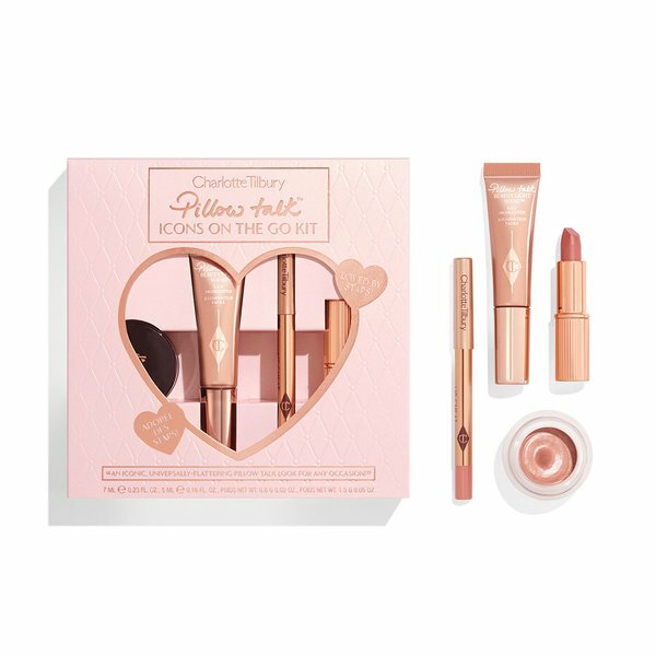 Подарочный набор для макияжа Charlotte Tilbury Pillow Talk Icons On The Go Kit 4 предмета