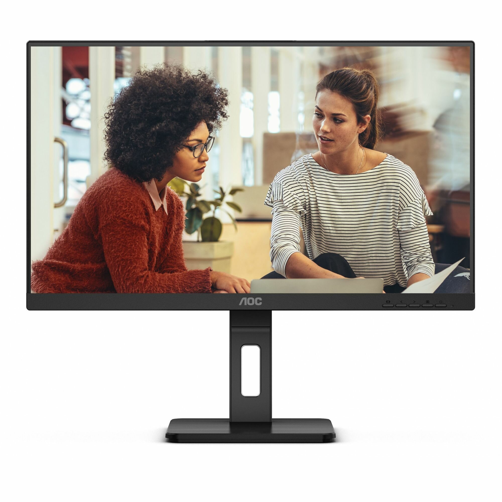 24" Монитор AOC 24E3QAF черный FHD IPS