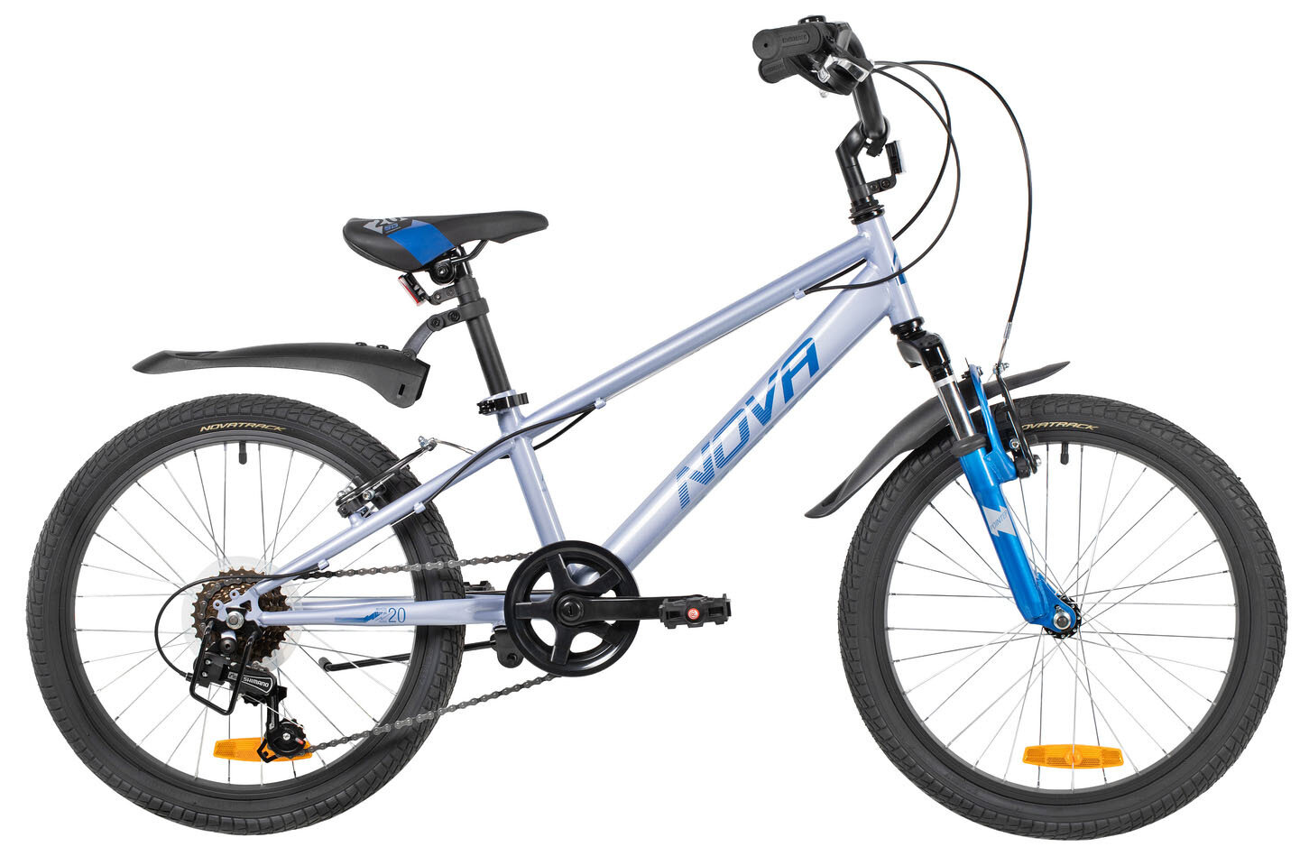 Детский велосипед Novatrack Pointer 20" (2026) 20 Серый (120-140 см)