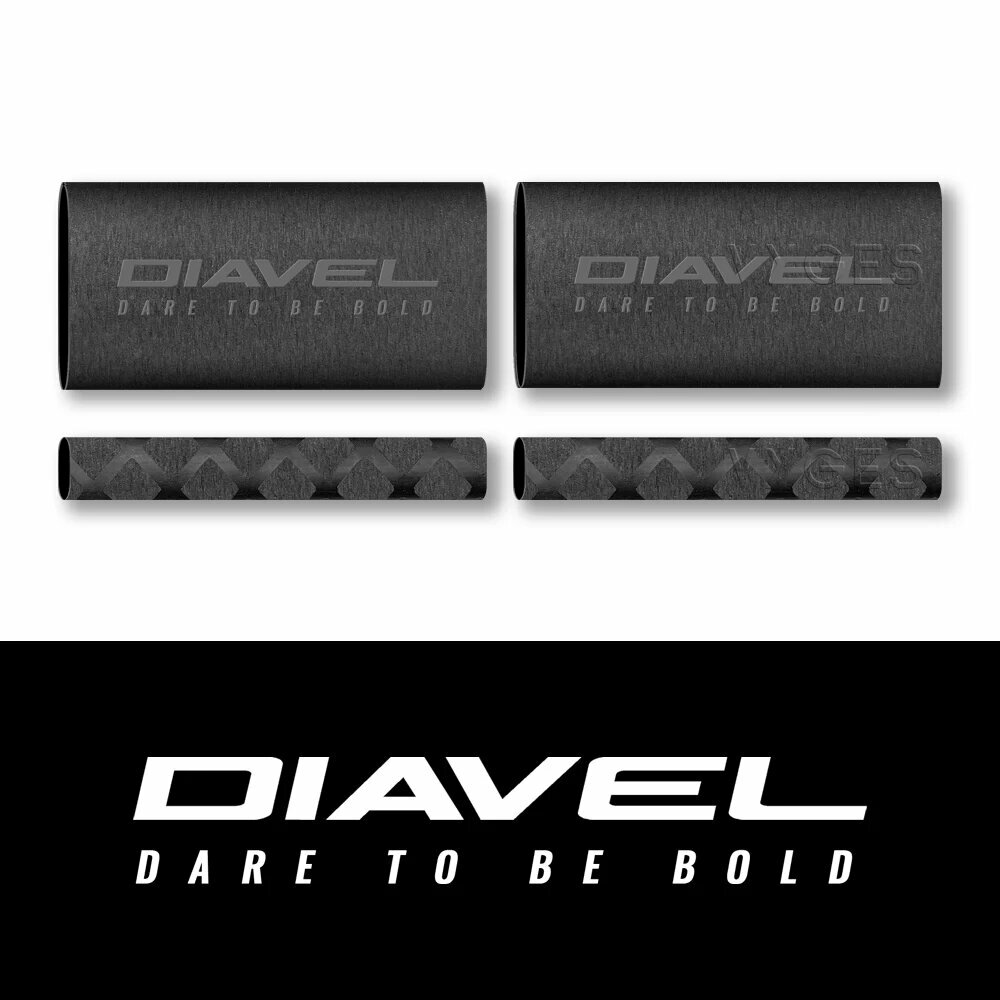 Накладки на ручки Diavel Black & Steel для Ducati Diavel