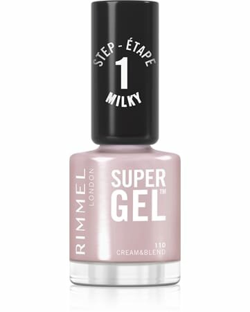 Лак для ногтей Rimmel Super Gel, оттенок 110 Cream & Blend, 12 мл