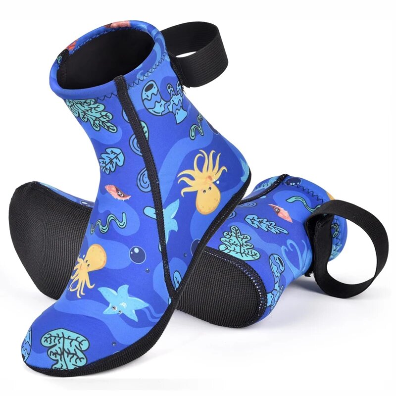 Детские неопреновые носки для плавания, Blue, M(27-30)