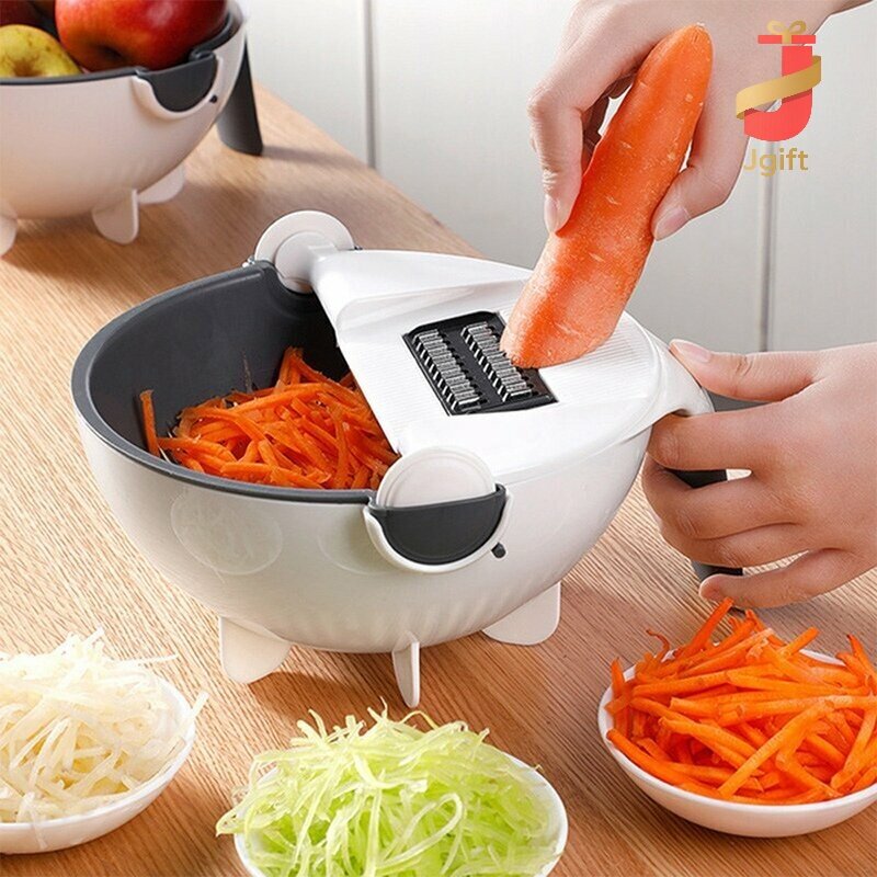 Овощерезка Magic Rotate Jgift с вращающейся решеткой, корзина для слива, 600 мл, для кухни, терка