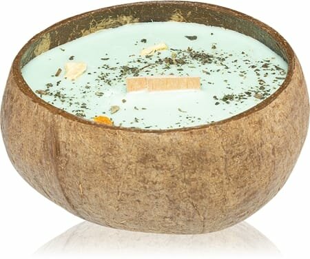 Свеча Tropicandle Lime, Basil & Mandarin, 350 мл, с деревянным фитилем, унисекс